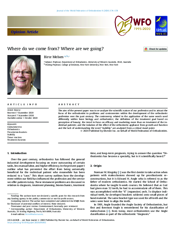 (PDF) Where do we come from? Where are we going?