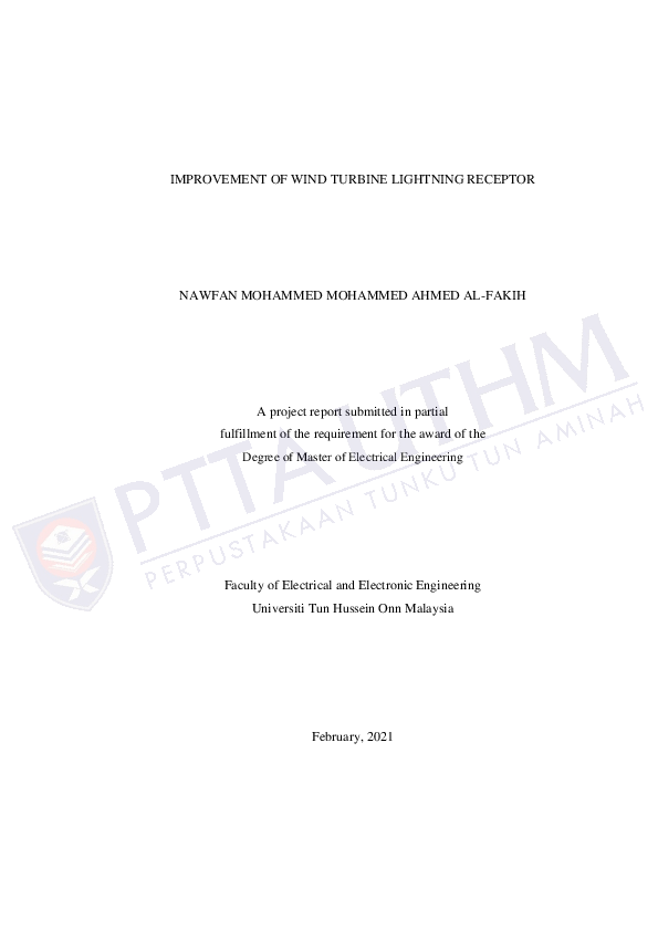 Pdf Retracted Improvement Of Wind Turbine Lightning Receptor