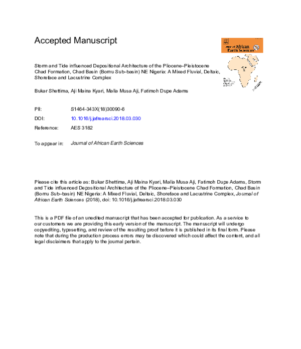 (PDF) Storm and tide influenced depositional architecture of the ...