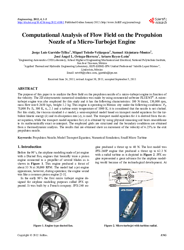 (PDF) Computational Analysis of Flow Field on the Propulsion Nozzle of ...