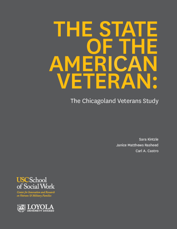 (PDF) The State of the American Veteran: The Chicagoland Veterans Study