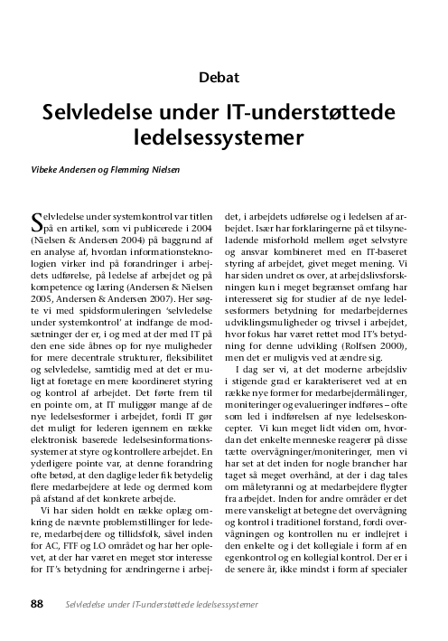 (PDF) Selvledelse under IT-understøttede ledelsessystemer