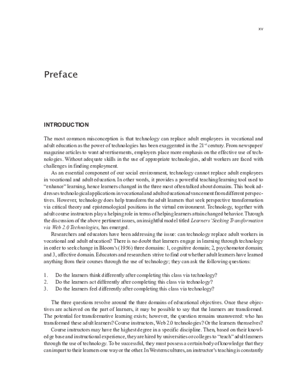 (PDF) Preface: Introduction
