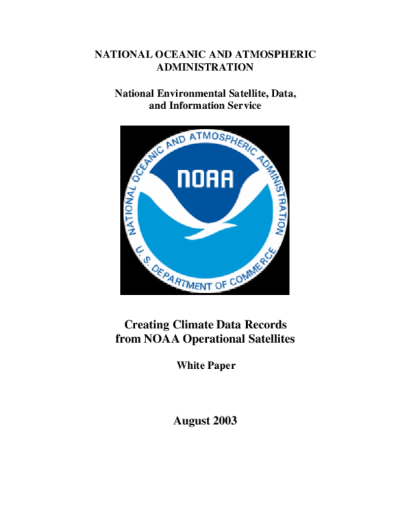 (PDF) NOAA/NESDIS/National Climatic Data