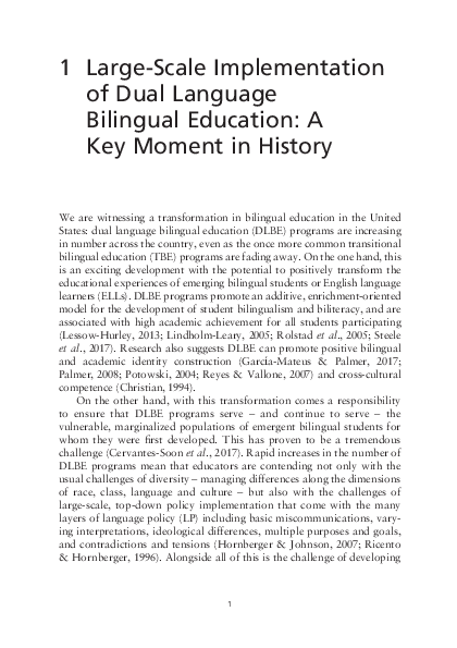 (PDF) Dual language bilingual education. Teacher cases and perspectives ...