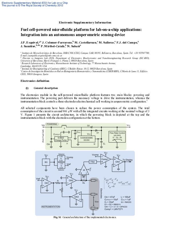 (PDF) Fuel cell-powered microfluidic platform for lab-on-a-chip applications: Integration into ...