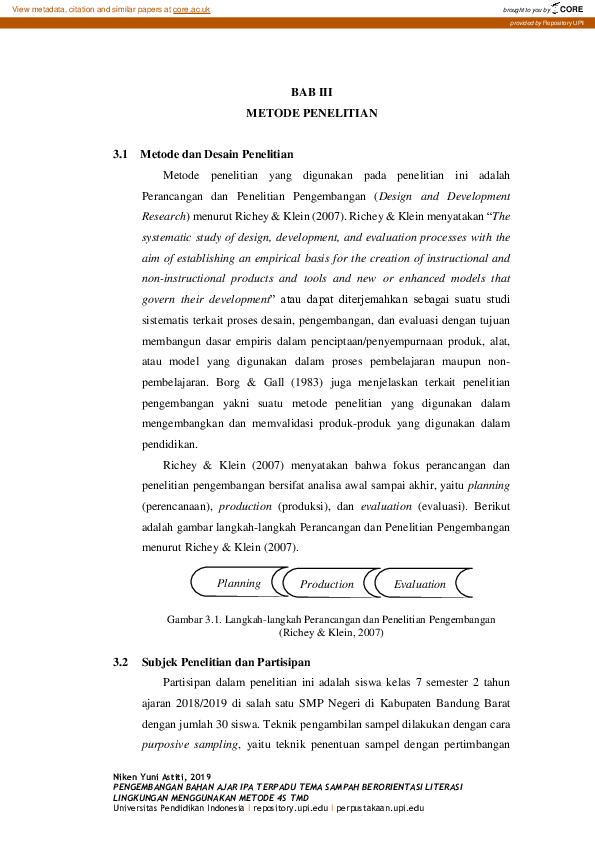 (PDF) Pengembangan Bahan Ajar Ipa Terpadu Tema Sampah Berorientasi Literasi Lingkungan ...
