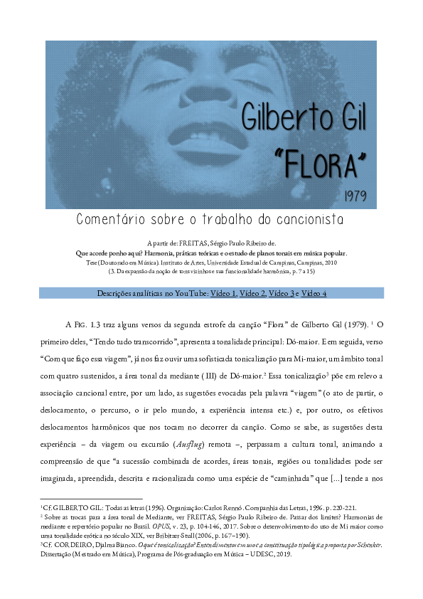 (PDF) "Flora" de Gilberto Gil, 1979