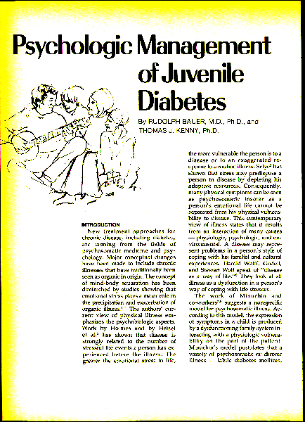 (PDF) Bauer kenny 1975 psychologic management of juvenile diabetes (2)