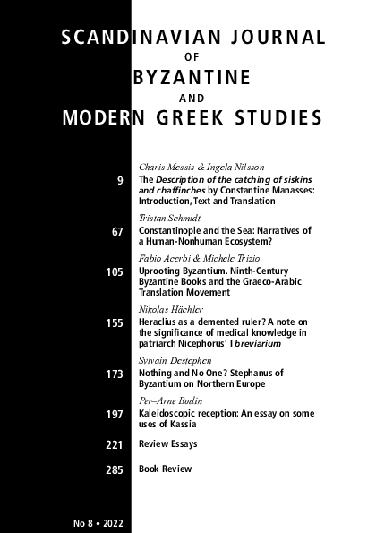 (PDF) Uprooting Byzantium. Ninth-Century Byzantine Books and the Graeco ...