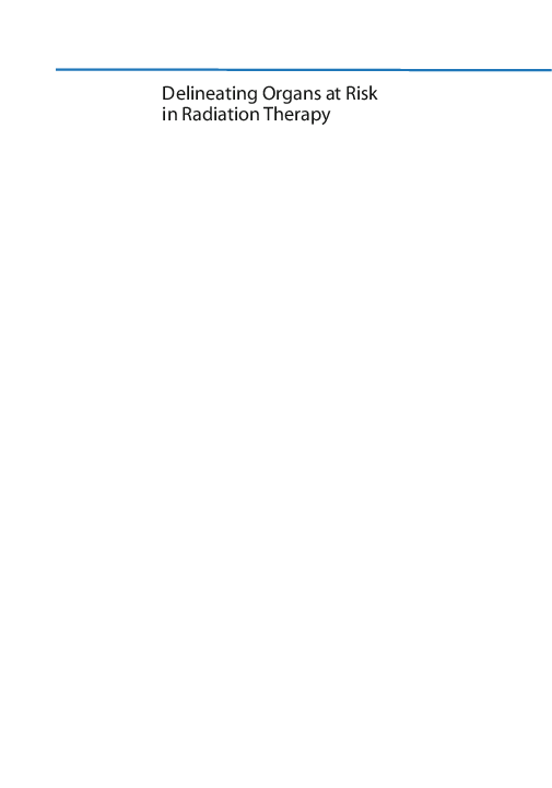 (PDF) Delineating Organs at Risk in Radiation Therapy