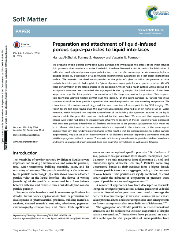 (PDF) Preparation and attachment of liquid-infused porous supra ...