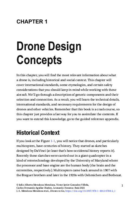 (PDF) Drone Design Concepts