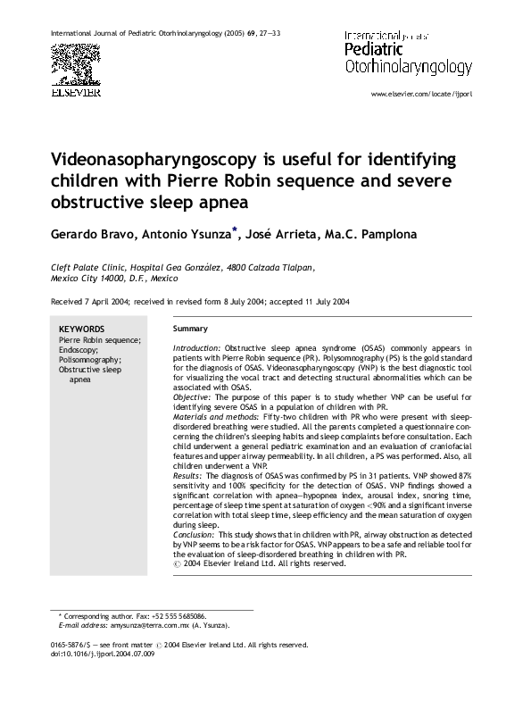 (PDF) Videonasopharyngoscopy is useful for identifying children with ...