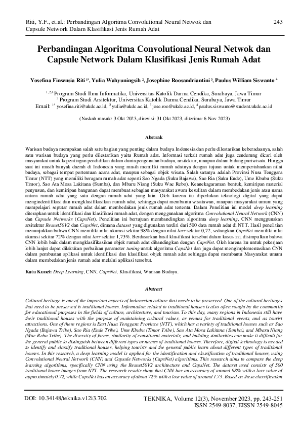 (PDF) Perbandingan Algoritma Convolutional Neural Netwok dan Capsule Network Dalam Klasifikasi ...
