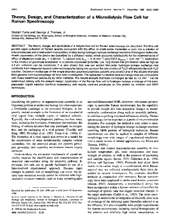 (PDF) Theory, design, and characterization of a microdialysis flow cell ...