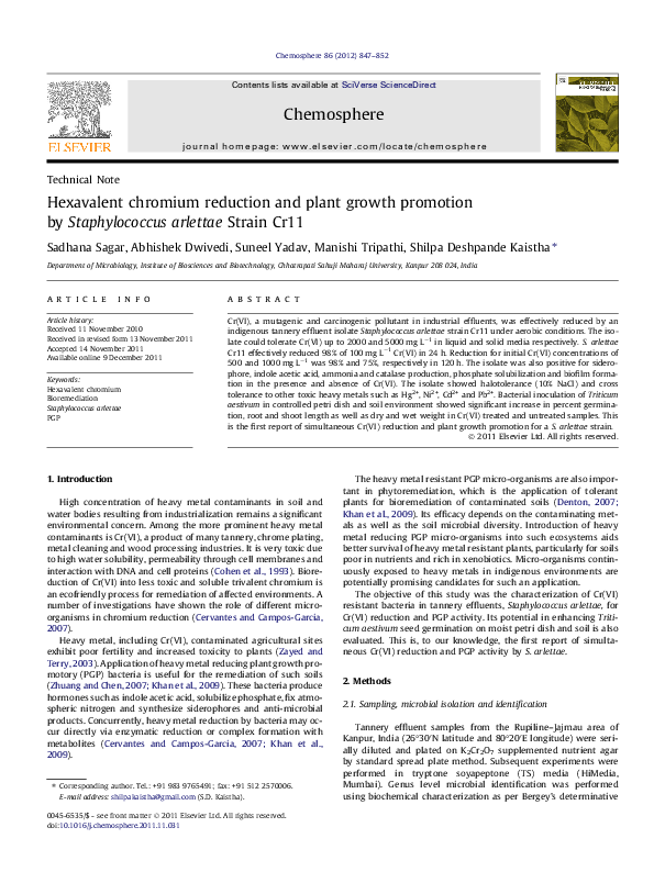 (PDF) Virulence Profile of an Emerging Coagulase Negative ...