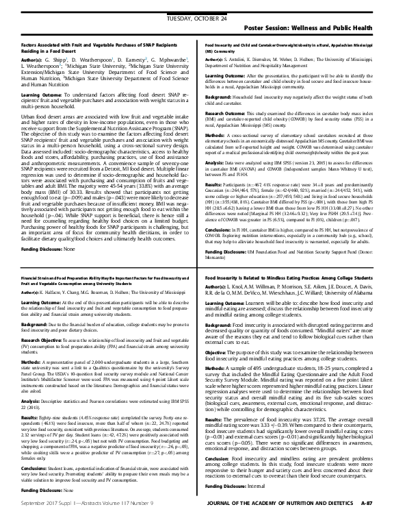 (PDF) Financial Strain and Food Preparation Ability May Be Important ...