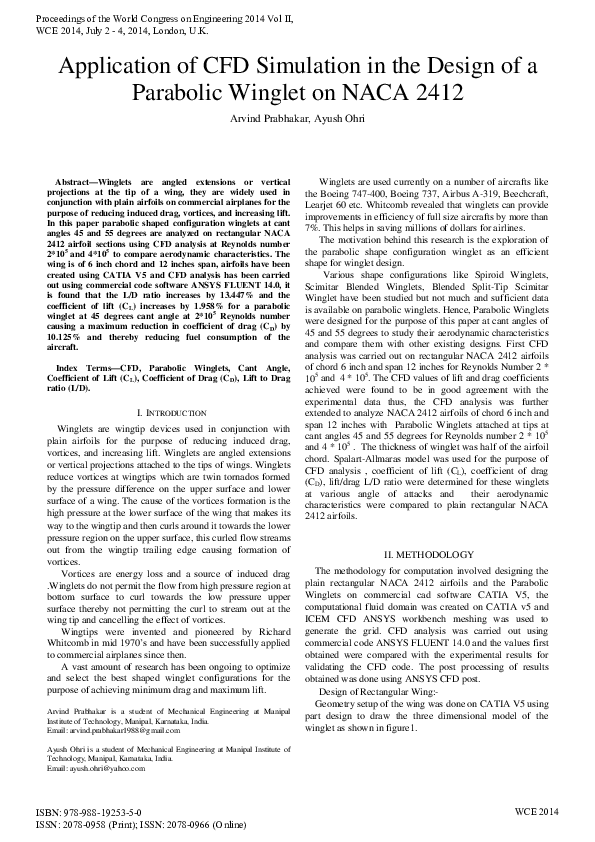 (PDF) Application of CFD Simulation in the Design of a Parabolic ...