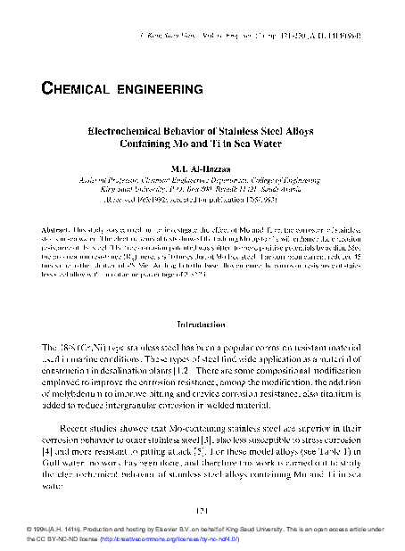 (PDF) Electrochemical Behavior of Stainless Steel Anodes in Membraneless Microbial Fuel Cells