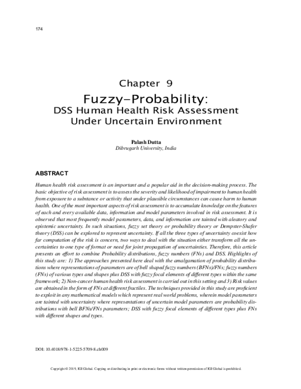(PDF) Fuzzy-Probability