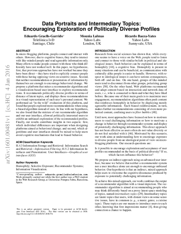 (PDF) Data Portraits and Intermediary Topics: Encouraging Exploration ...