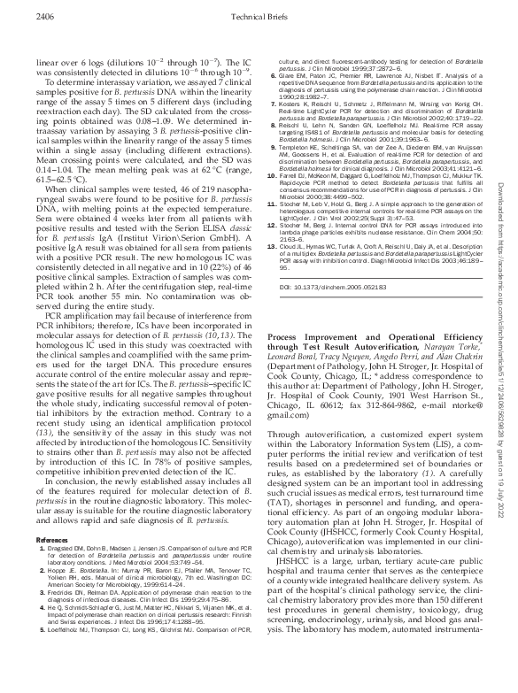 Pdf Process Improvement And Operational Efficiency Through Test