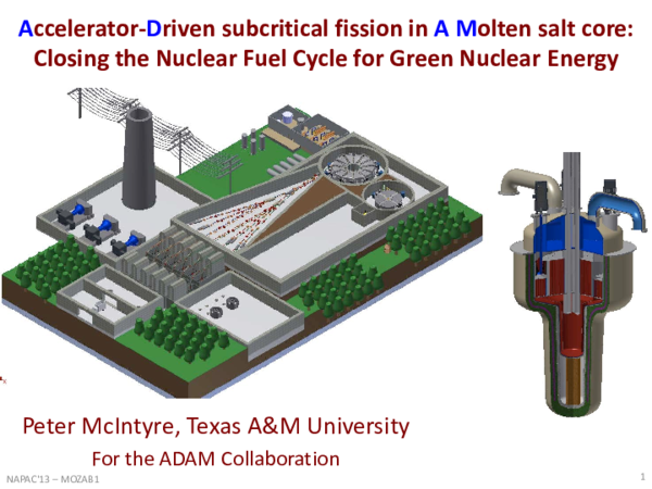 (PDF) Accelerator-driven subcritical fission in molten salt core ...