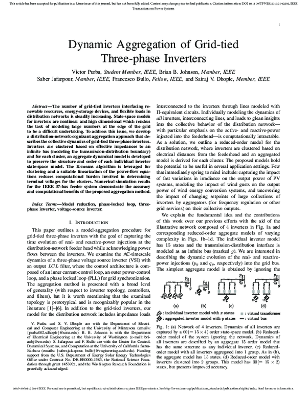 (PDF) Dynamic Aggregation of Grid-Tied Three-Phase Inverters