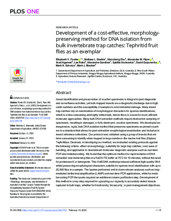(PDF) Development of a cost-effective, morphology-preserving method for ...