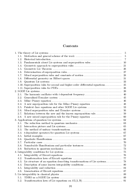 (PDF) Lie systems: theory, generalisations, and applications