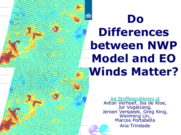 (PDF) Do Differences between NWP Model and EO Winds Matter