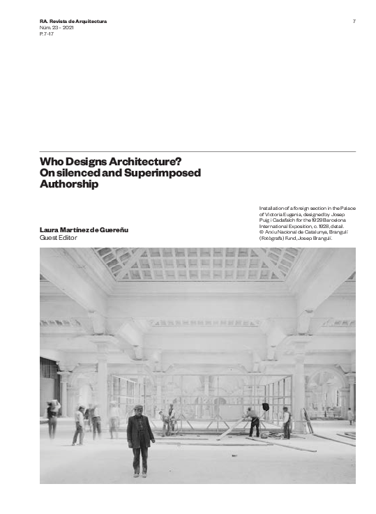 (PDF) Who Designs Architecture? On silenced and Superimposed Authorship
