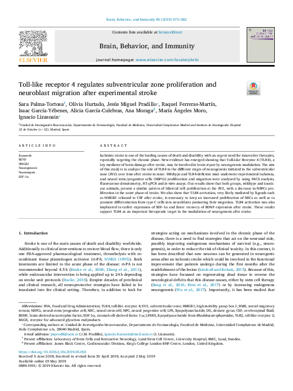 (PDF) Brain, Behavior, and Immunity