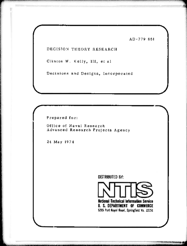 Pdf Decision Theory Research
