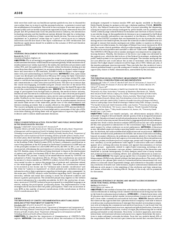 (PDF) The European Social Preference Measurement (ESPM) Study ...