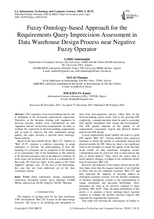 Fuzzy Ontology Based Approach For The Requirements Query Imprecision
