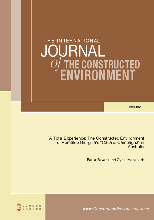 (PDF) A Total Experience: The Constructed Environment of Romaldo ...