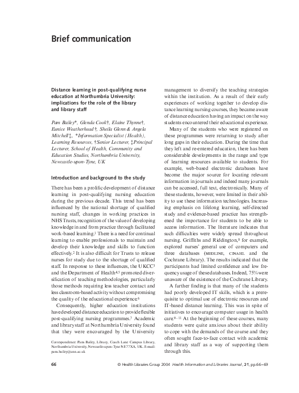 (PDF) Brief communication