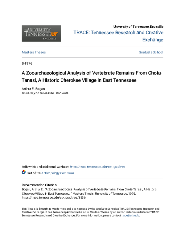 (PDF) A Zooarchaeological Analysis of Vertebrate Remains From Chota ...