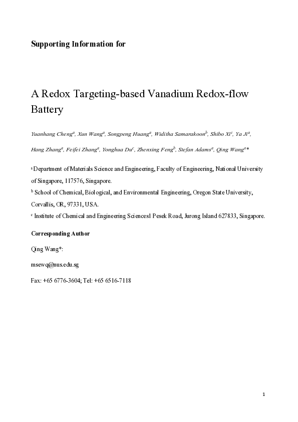 (PDF) Redox Targeting-Based Vanadium Redox-Flow Battery | Stefan Adams - Academia.edu