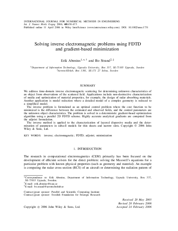 (PDF) Solving Inverse Electromagnetic Problems Using Deep Learning