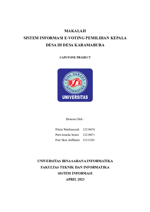 (PDF) CAPSTONE PROJECT