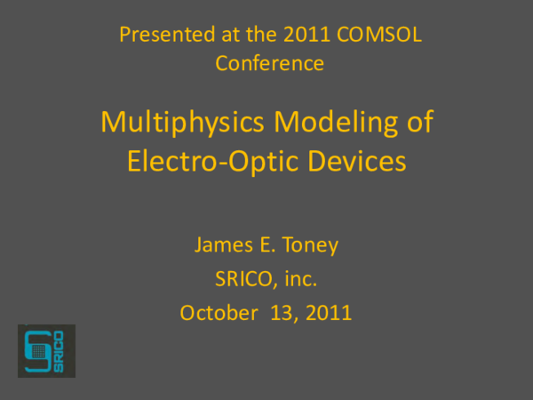 (PDF) Multiphysics Modeling of Electro-Optic Devices
