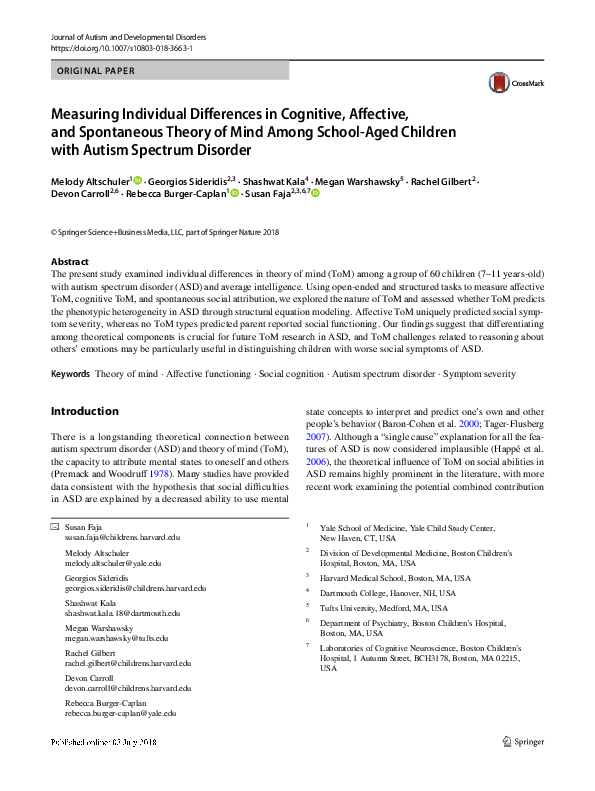 (PDF) Measuring individual differences in cognitive effort avoidance