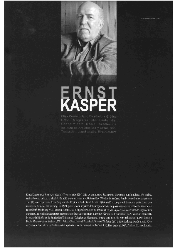 (PDF) Ernest Kasper