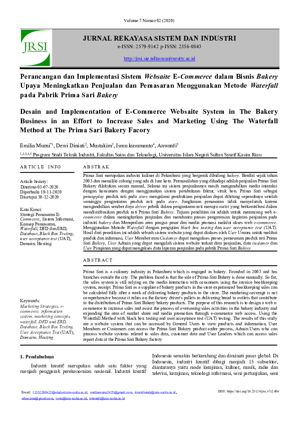 (PDF) Perancangan Dan Implementasi Sistem Website E-commerce Dalam ...