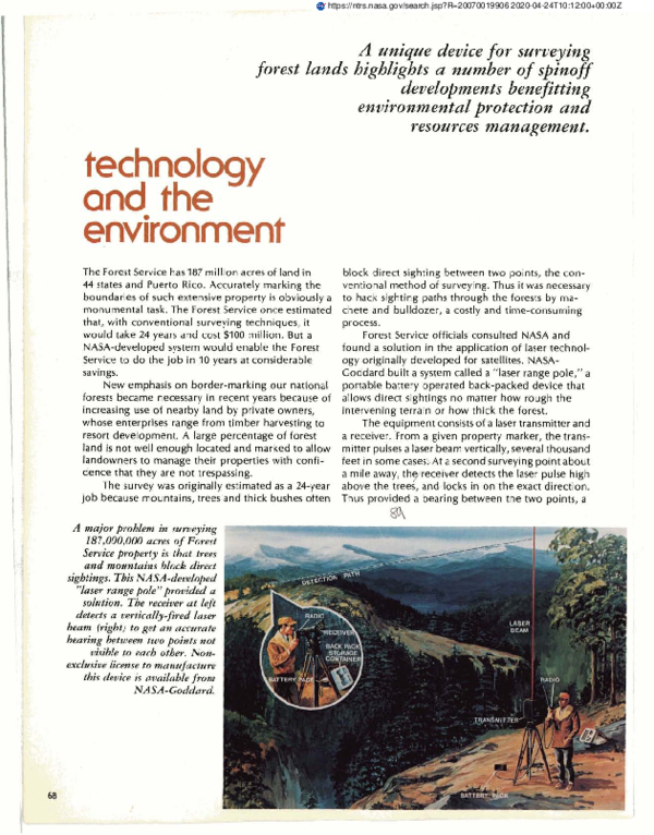 (PDF) Technology and the Environment