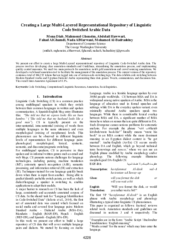 (PDF) Creating a Large Multi-Layered Representational Repository of ...