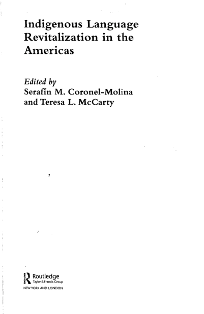(PDF) Indigenous Language Revitalization in the Americas
